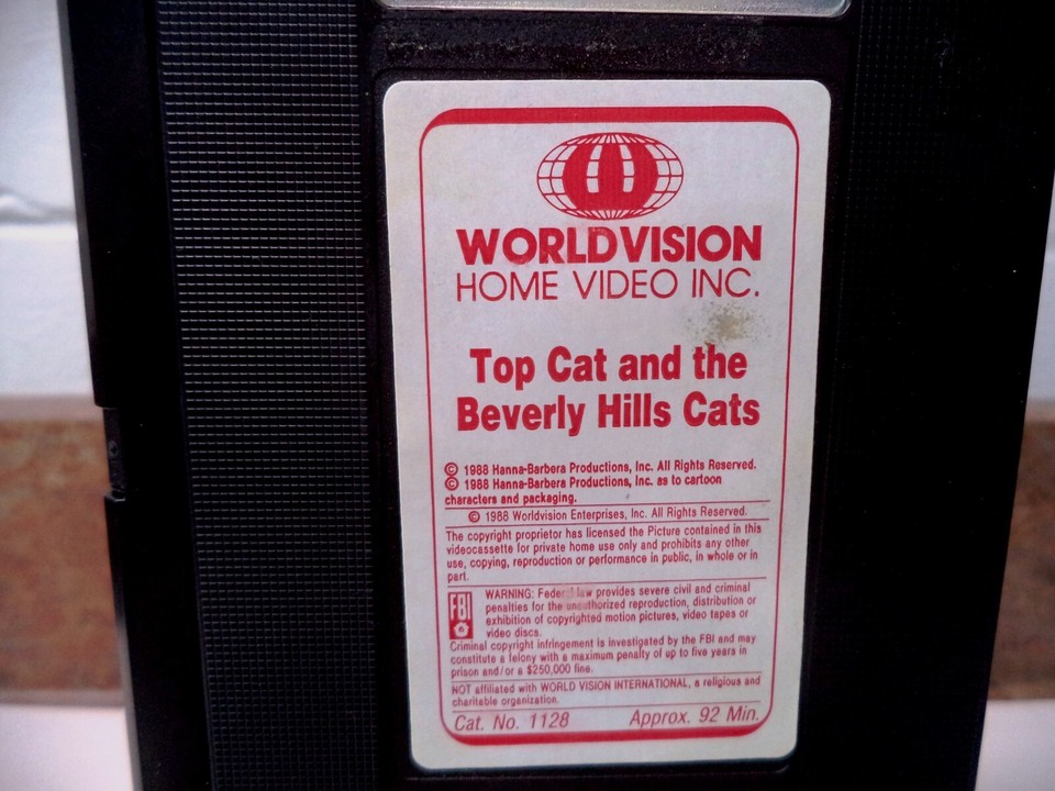 TOP CAT AND THE BEVERLY HILLS CATS (VHS 1988) Full Length Movie, Hanna ...