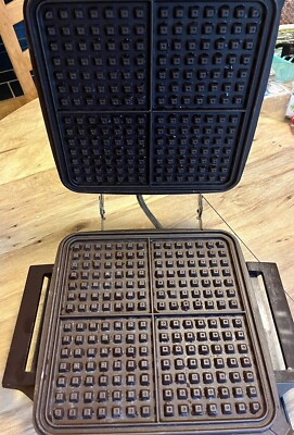 Waffle Maker Sandwich Grill Removable Reverse Grids Toastmaster #269C ...