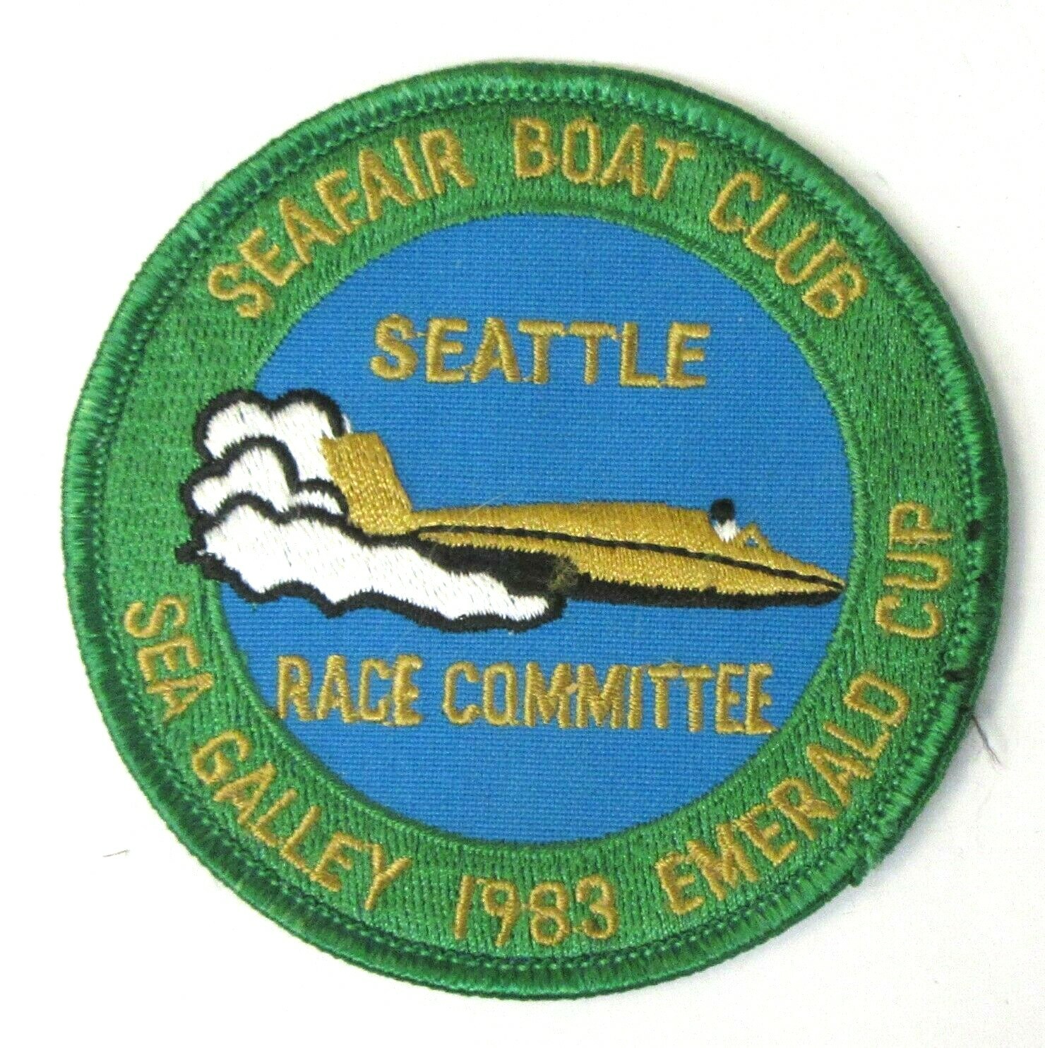 1983 SEATTLE SEAFAIR BOAT CLUB COMMITTEE Hydroplane shirt patch | eBay