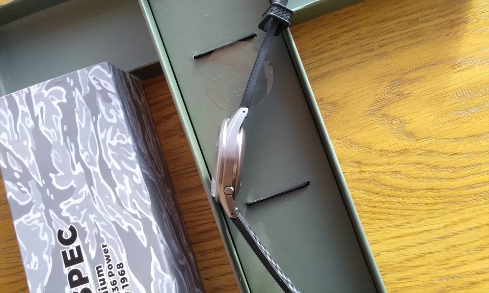 Praesidus Rec Spec Titanium Full Lume 38mm Day Date Field Military ...