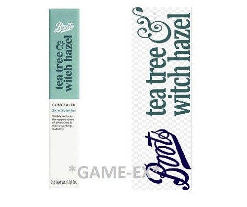 Boots Tea Tree & Witch Hazel Concealer 2g in Natural Shade Clear Spots ...