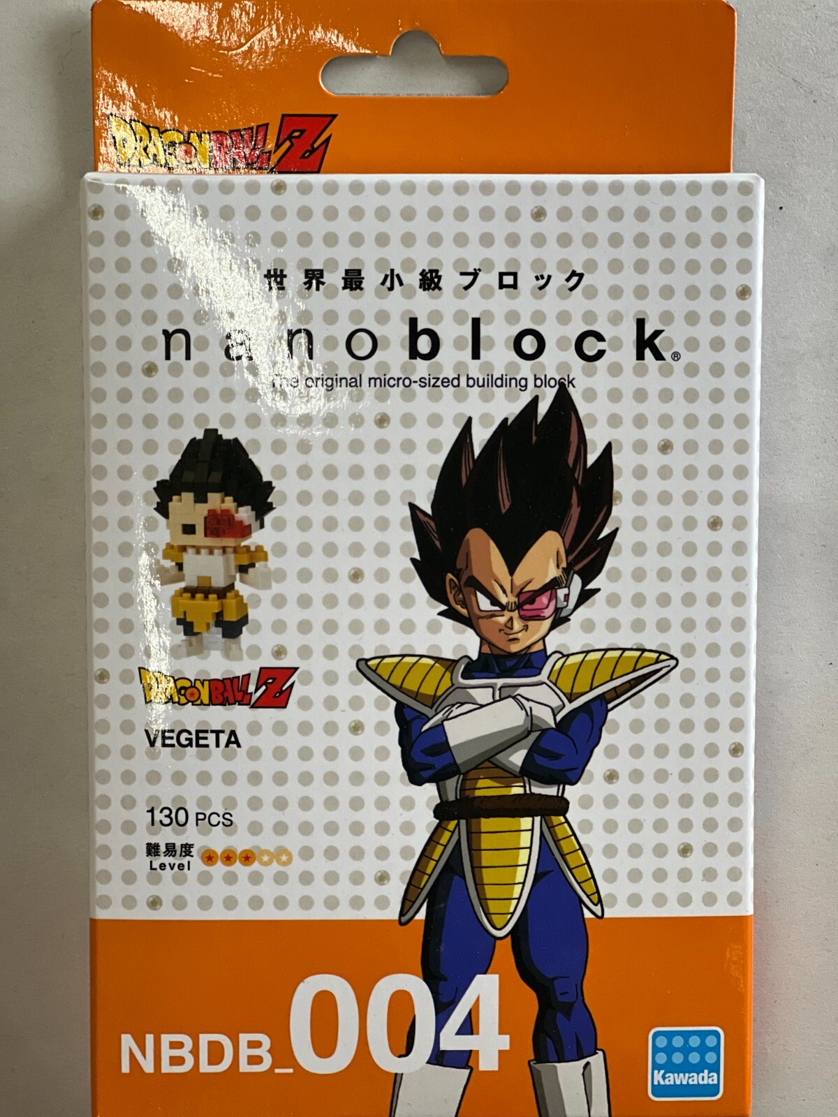Nanoblock Dragon Ball Z VEGETA 130 pcs Building Block NBDB-004 B1 In ...