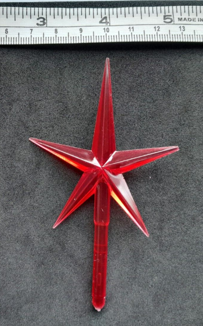 2 Pack Large RED Star Ceramic Christmas Tree-Topper | eBay