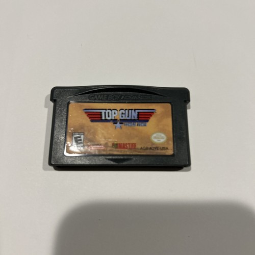 GAMEBOY ADVANCE GBA TOP GUN COMBAT ZONES AUTHENTIC TESTED WORKING ...
