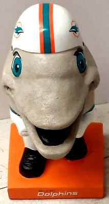 Miami Dolphins Little Big Head Mascot Statue "T.D." | eBay
