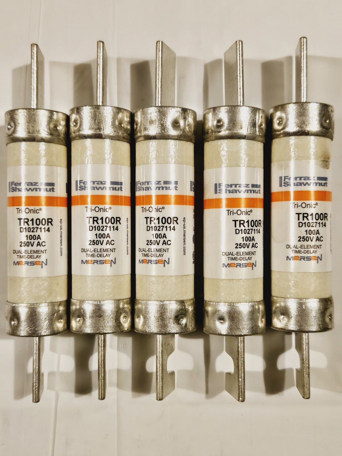 5-pack-new-mersen-ferraz-shawmut-tr100r-dual-element-time-delay-fuse