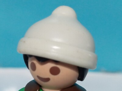 PLAYMOBIL WEISSE MÜTZE FARBE MÄDCHEN JUNGEN MÄDCHEN JUNGEN WINTER ...