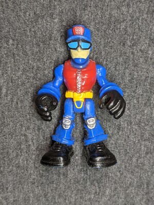 TRANSFORMERS Playskool Heroes RESCUE BOTS Human CHIEF CHARLIE BURNS for ...