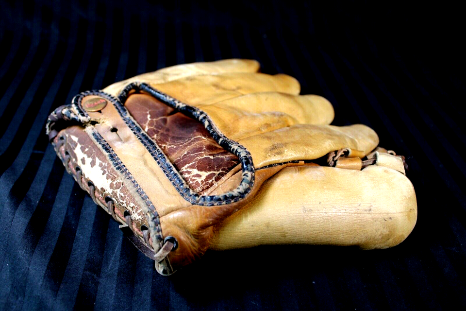 REACH Reaco Leather Dizzy Dean ERA Five Finger Baseball Pitcher Glove ...