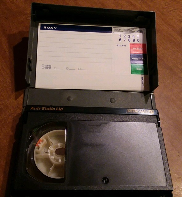 Sony BCT 5ma Betacam SP Tape 5min for sale online | eBay