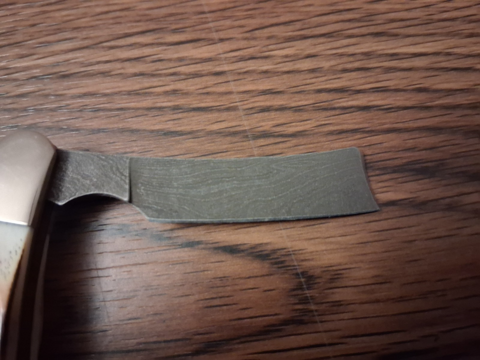 Case Stag Damascus 511098 D Small Razor Knife | eBay