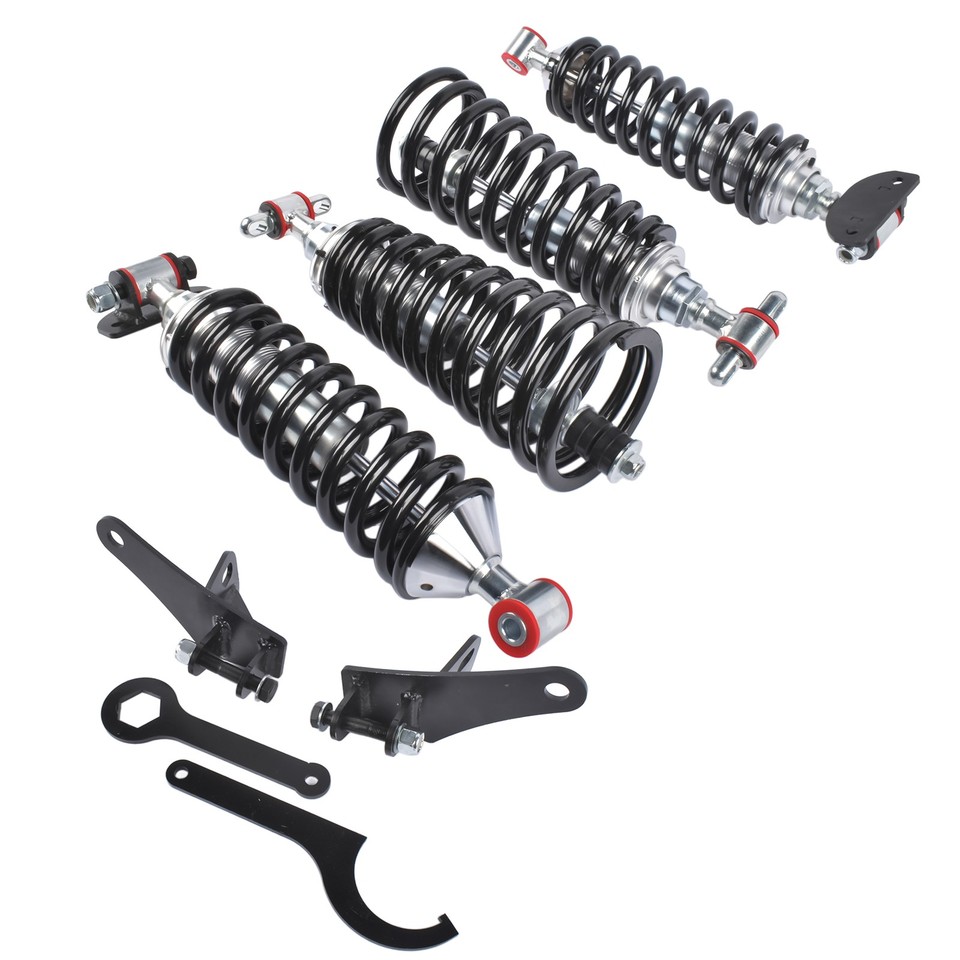 500 lbs Front and 300 lbs Rear Coilover Conversion Kit for G-Body SBC ...