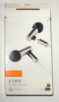 Final E5000 In Ear Isolating Earphones + unopened ear tips | eBay