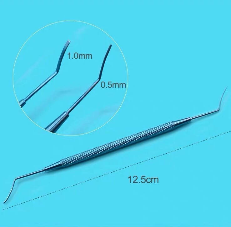 Titanium double ended iris repositors eye ophthalmic surgical ...
