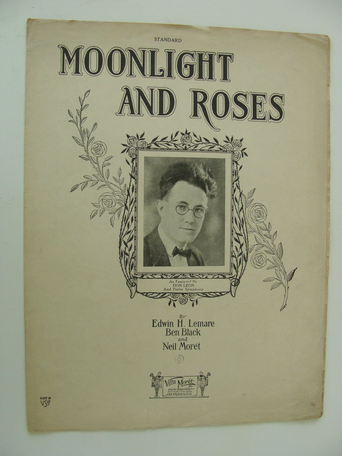 Moonlight and Roses 1925 photo: Don Leon by Edwin Lemare Ben Black Neil ...