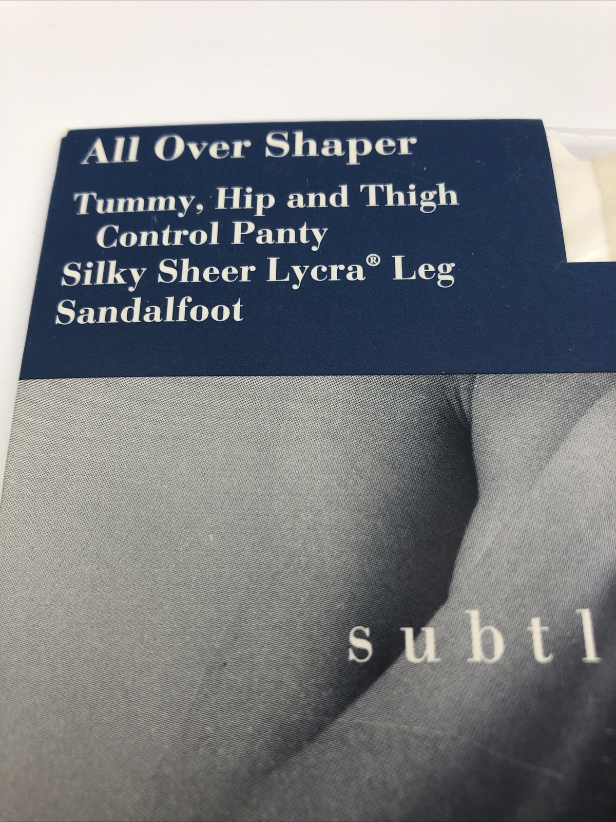 Jacqueline Ferrar Subtle Shapers Pantyhose x 2 Long Ivory/Bone Nylons ...