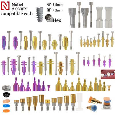 US Nobel Biocare Hex Implant for NP/RP Healing/locator Abutment Analog ...