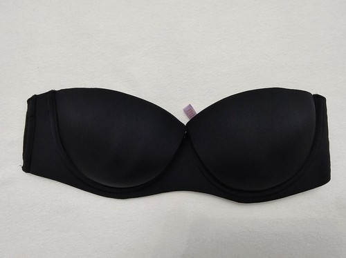 Savage X Fenty Microfiber Strapless Bra 32D Black Caviar | eBay