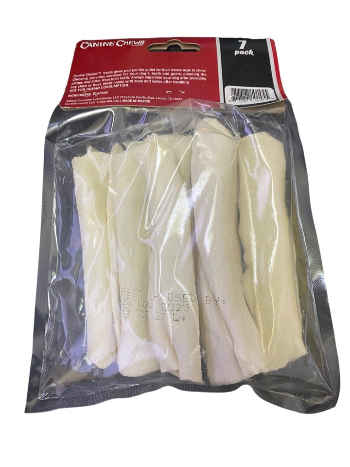 Canine Chews Beefhide Chip Rolls Dog Treats 7 Pack Rawhide Chews ...