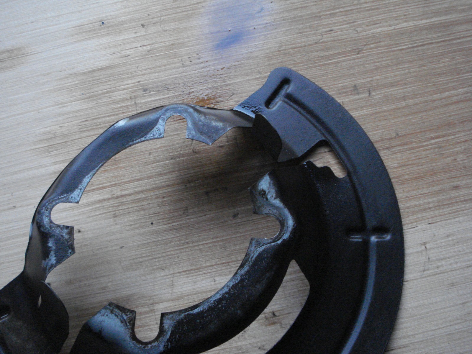 01-04 Ford F-350 4WD Dually DRW Front Disc Brake Rotor Splash Shield RH ...