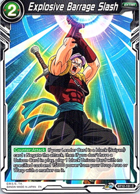 Explosive Barrage Slash BT12-151 C Dragon Ball Super Card TCG X1 | eBay