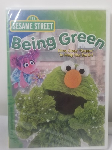 Being Green DVD SESAME STREET Elmo Goes "Green" to Help the Earth! New ...