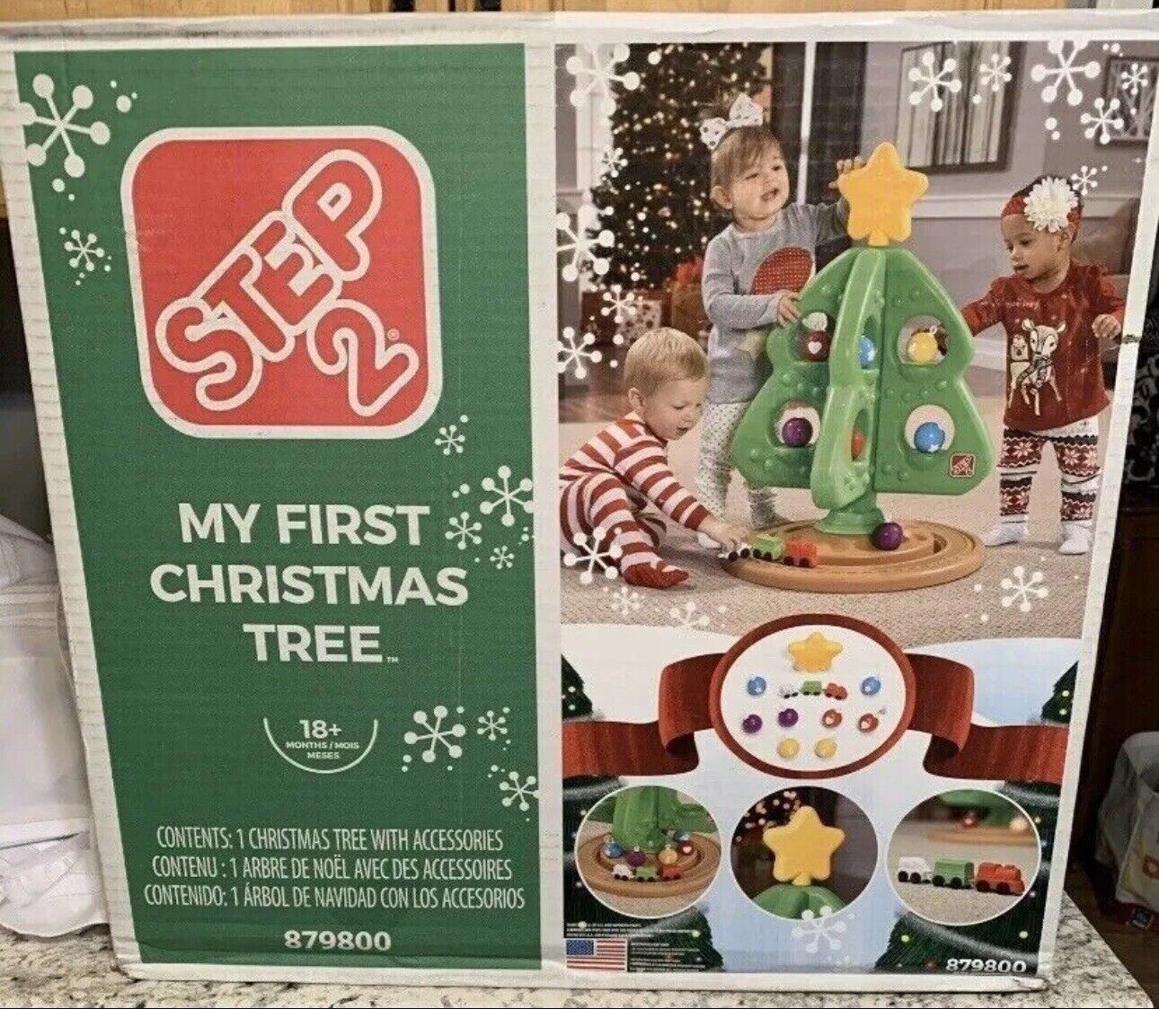 NEW Step2 My First Christmas Tree With Accessories 879800 Free Shipping ...