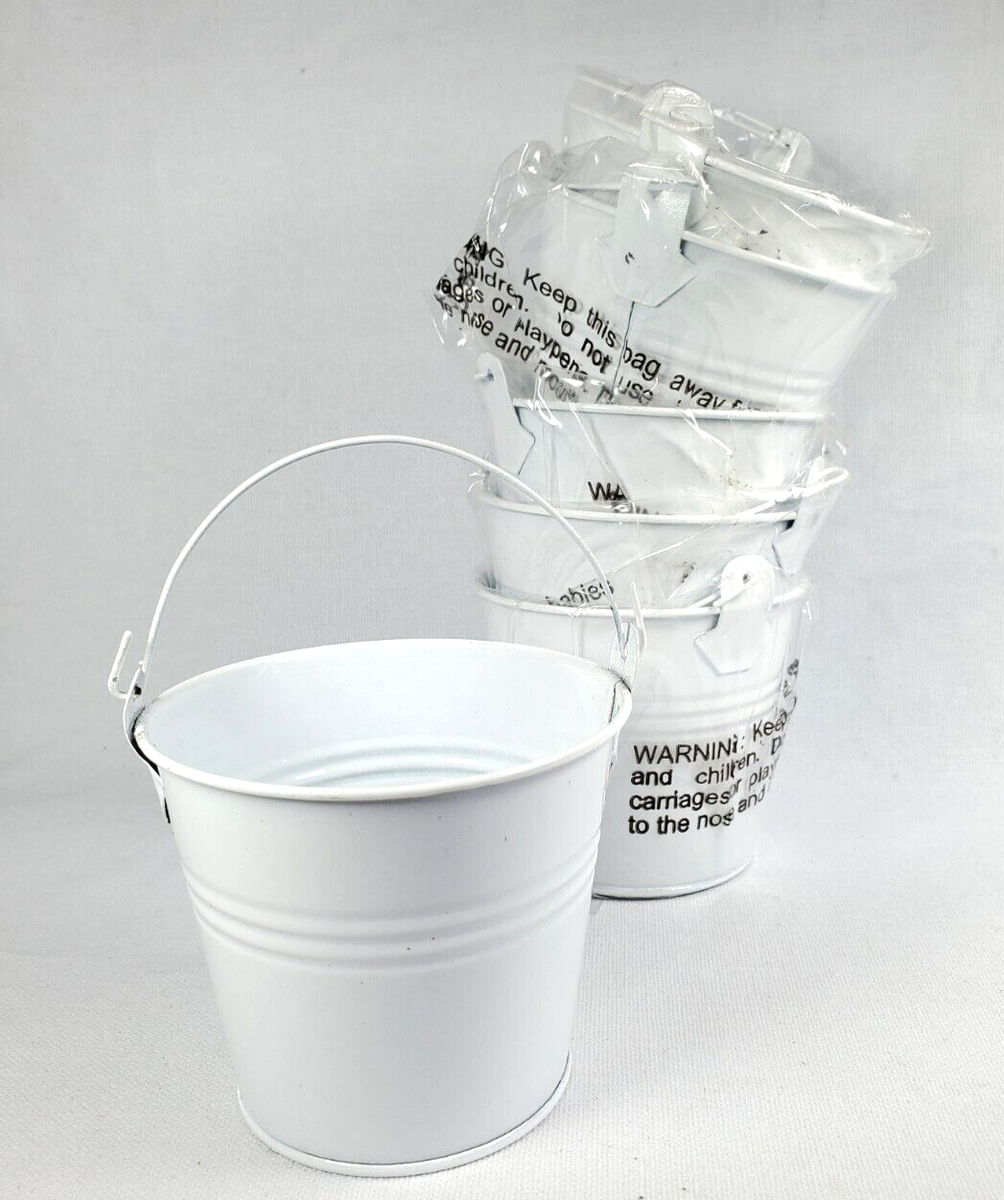 Galvanized Buckets For Centerpieces Vintage Farmhouse Design Metal