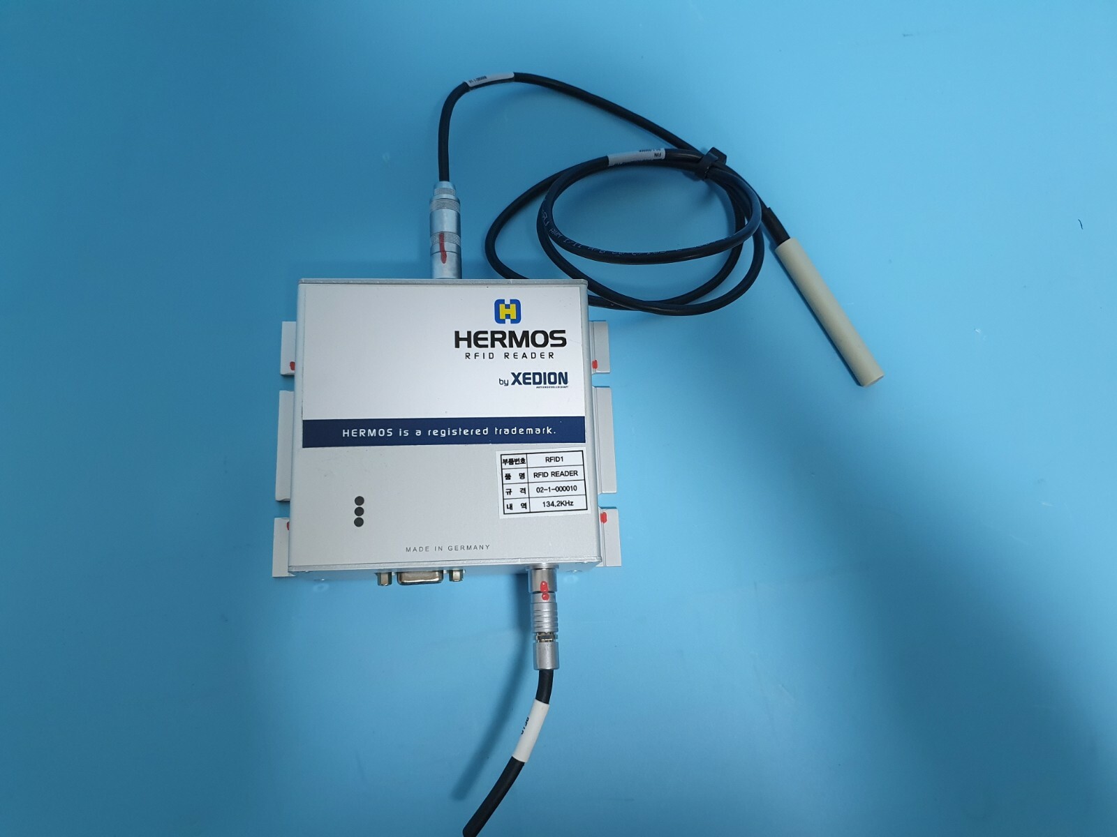 HERMOS 02-1-000010 XEDION RFID READER LF & 01-1-000006 MINI ROD-ANTENNA ...