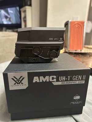 Vortex AMG UH-1 Gen II Red Dot Holographic Sight EBR-CQB Reticle AMG ...