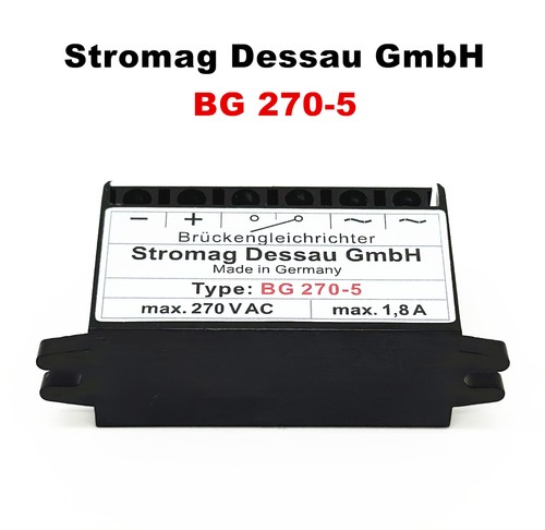 Stromag Dessau GmbH Type: BG 270-5 max.270VAC 1,8A Full-Wave rectifier ...