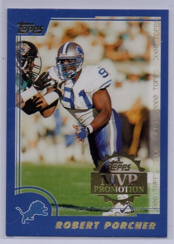 2000 Topps MVP Promotion Sweepstakes Entry /100 ROBERT PORCHER, Detroit ...