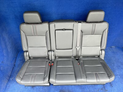 2022 2021 Tahoe Suburban RST 2nd Row Bench Seat Black Leather Full ...