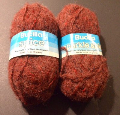 Bucilla Sparkle Spice Yarn 1 3/4 oz. Lot of 2 Color 752 | eBay