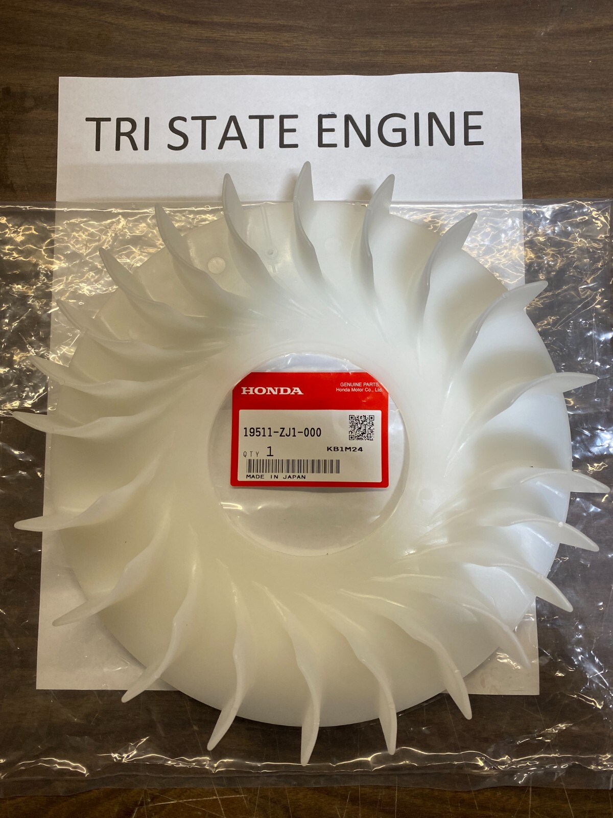 Honda 24HP V-Twin TXA2 GX670 Flywheel cooling blower fan 19511-ZJ1-000 ...