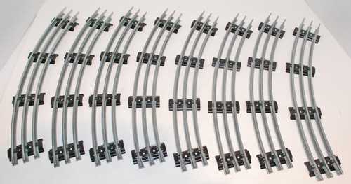 MENARDS Lot Of 8 0-36 Curved Tubular Track - NEW, For Lionel Trains. | eBay