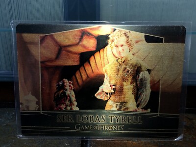 Rittenhouse Game Of Thrones Valaryian Steel Gold /100 Metal Card Ser ...