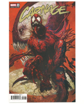 Marvel Comics CARNAGE (2022) #1 BIANCHI 1:25 Variant Cover | eBay