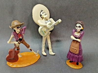 Disney Pixar Coco Figure Toy Lot 3 Cake Toppers PVC Ernesto Hector Mama ...