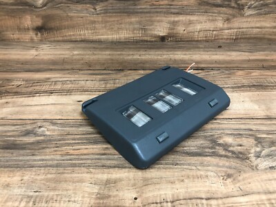 PONTIAC FIERO OEM FRONT OVERHEAD ROOF DOME LIGHT SWITCH PANEL TRIM GRAY ...
