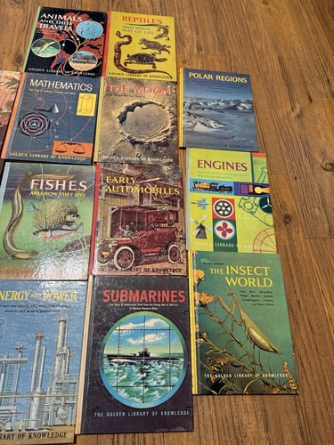 14 ~ Golden Library of Knowledge Hardcover Books 1960’s | eBay