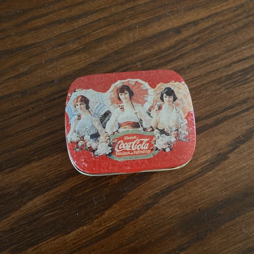 Vintage Coca Cola Metal Tin Pill or Mint Box Container | eBay