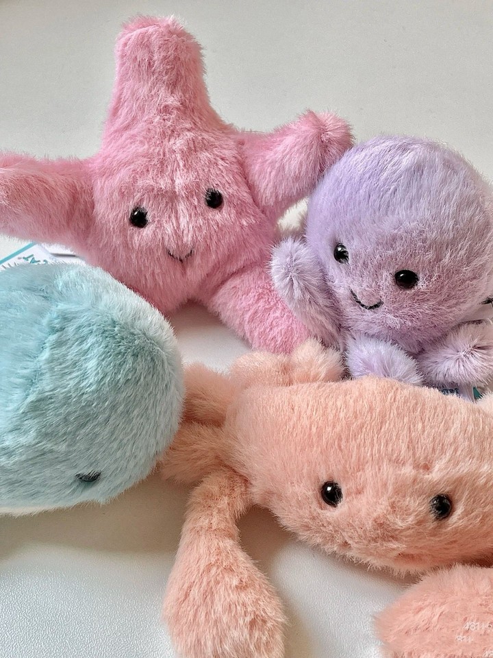 NEW AUTHENTIC Jellycat Fluffy Octopus Plush Toy - US Seller | eBay