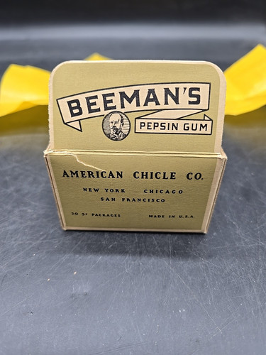 Vintage Beeman's Pepsin Chewing Gum Box And Paper 1937 Rare | eBay