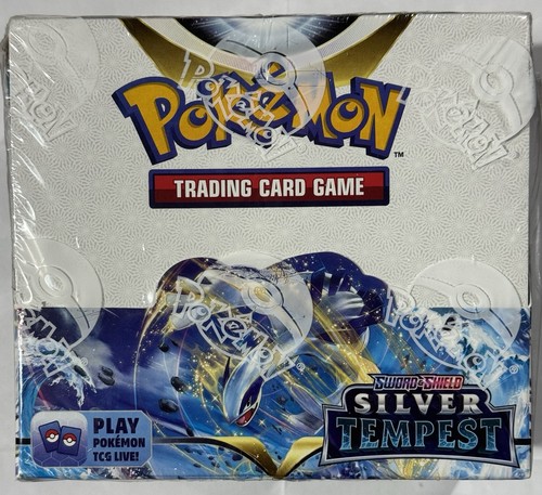 Pokémon Sword&Shield-Silver Tempest Booster Display Box(36 Packs ...