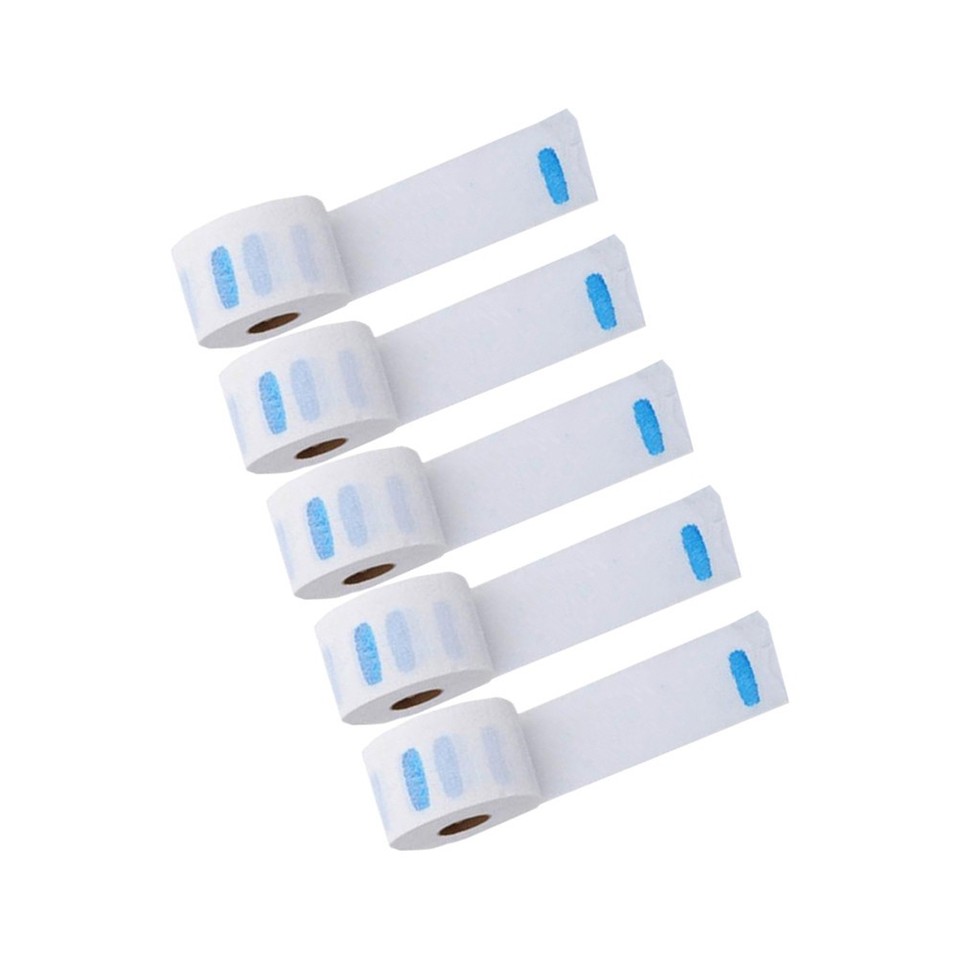 5 Rolls Disposable Neck Strip Neck Paper Hair Dye Protector for Barber ...