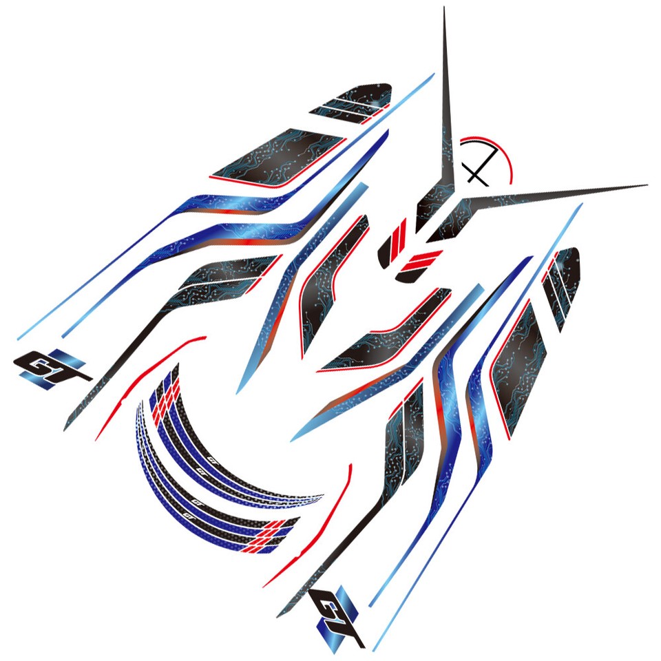 KODASKIN 2D Printing Complete Fairing Pad Stickers Decals Set for BMW ...