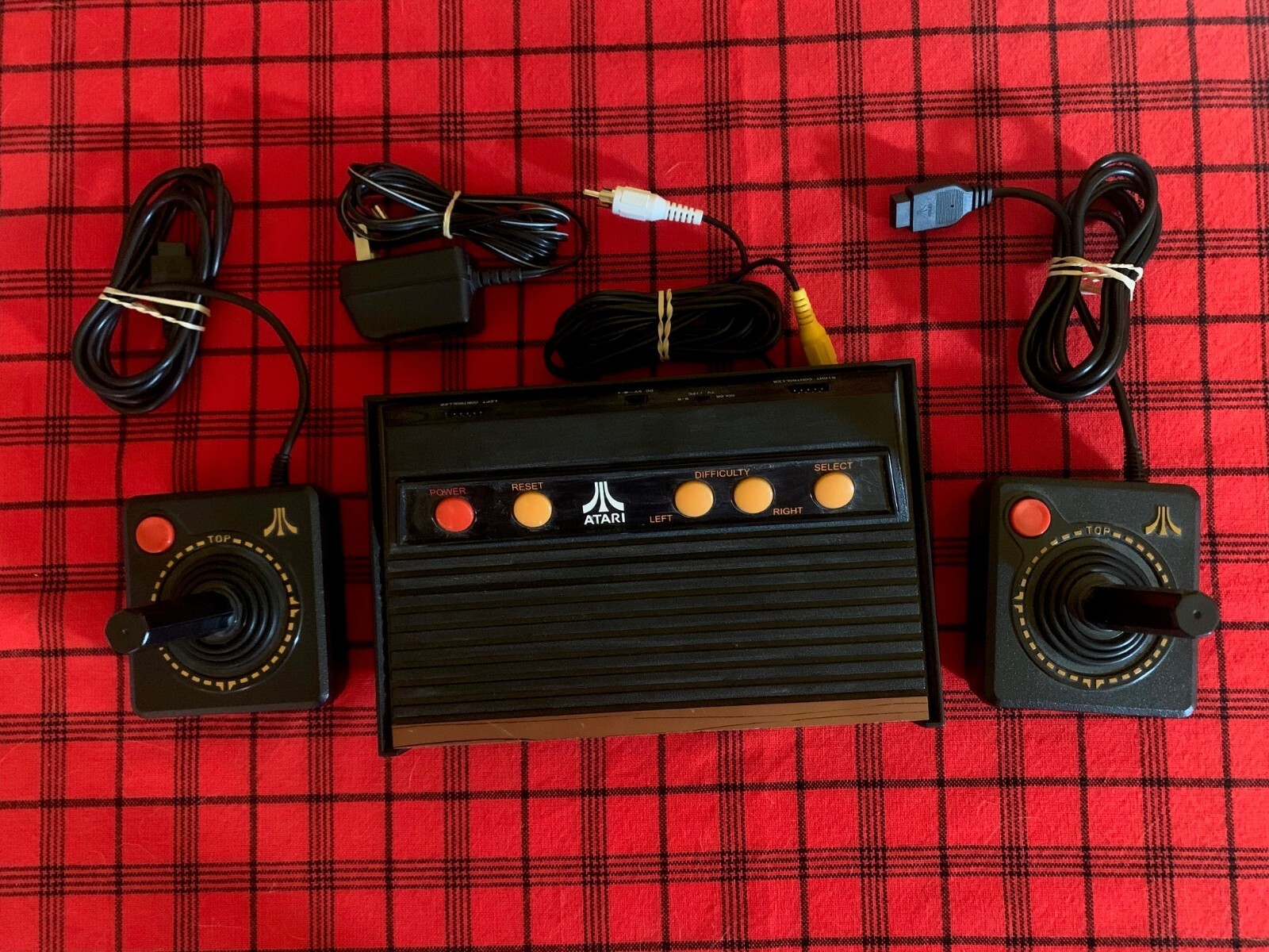 Atari Flashback Classic game Console System 2 Controllers Power cord | eBay