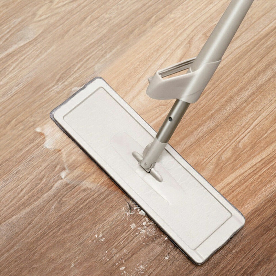 Self Cleaning Drying Wringing Flat Mop Hands Free Floor Mop, 2 ...