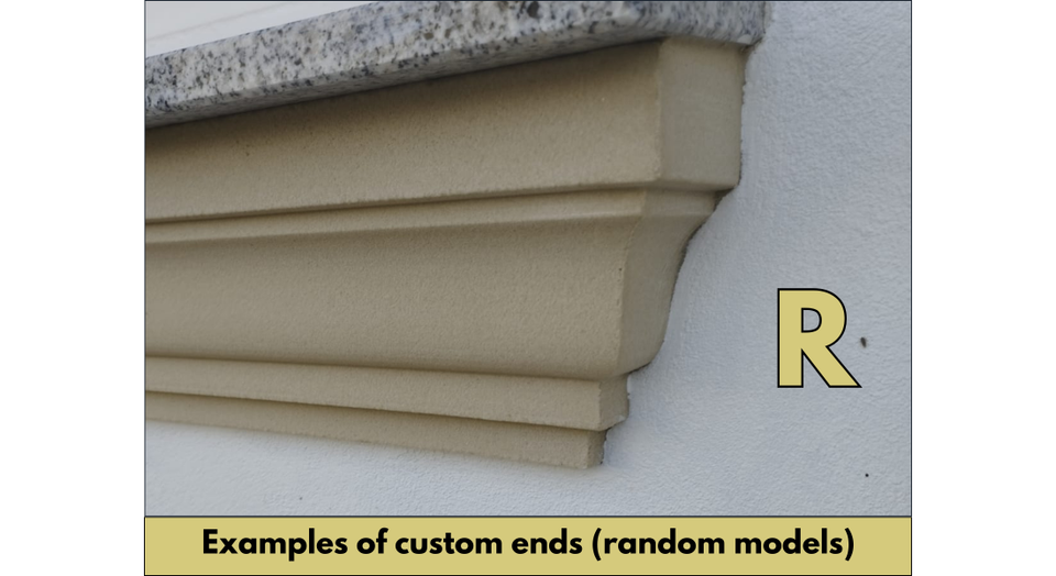 Exterior Coving Cornice Outside Above the Window Mouldings Home Decor ...